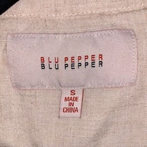 Blu Pepper | Jackets & Coats | Blu Pepper Creamtan Jacket | Poshmark